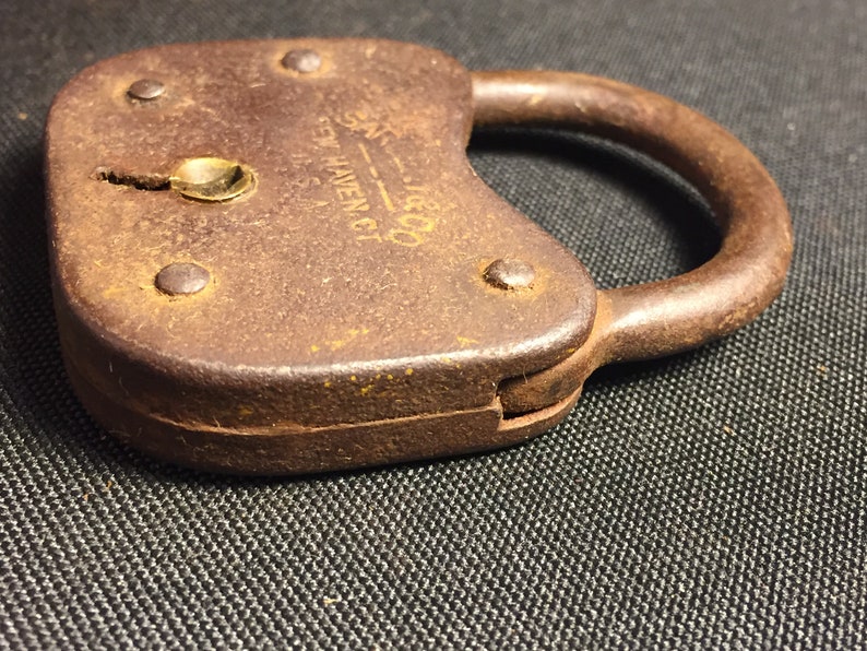 Antique Vintage Sargent & Co. Padlock - Etsy