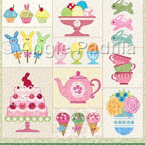 Vintage Kitchen Applique Quilt Pattern - Etsy