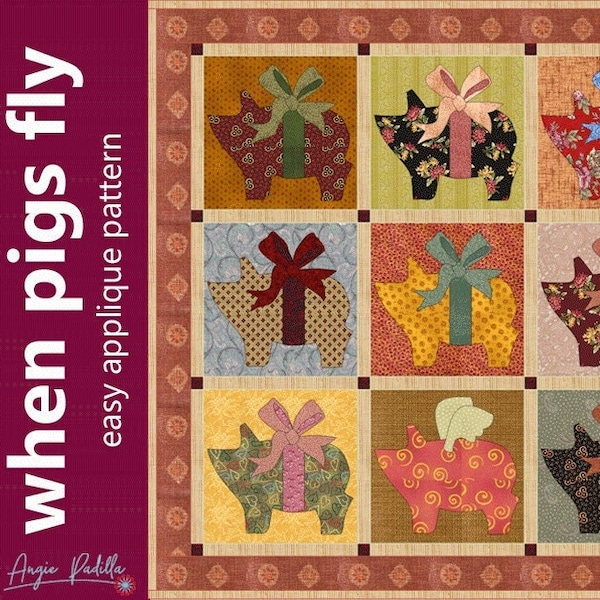 Pig Quilt Pattern - Etsy