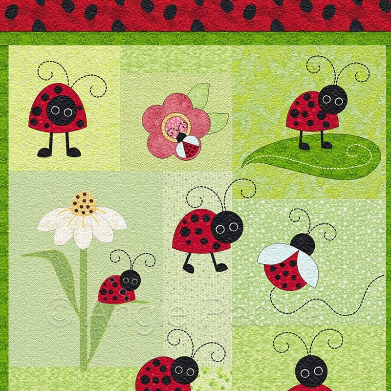 Bug Quilt Pattern Applique - Etsy