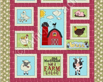 Farm Quilt Pattern - Etsy
