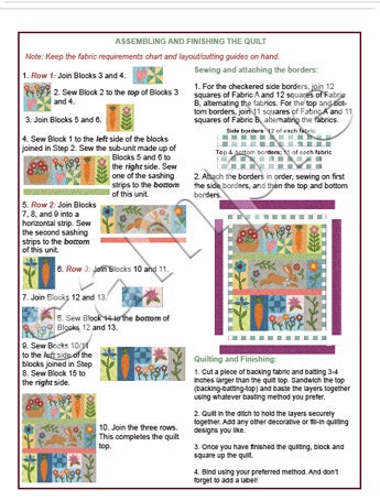 Bouncing Into Spring Applique Quilt Pattern Digital PDF Pattern Spring ...