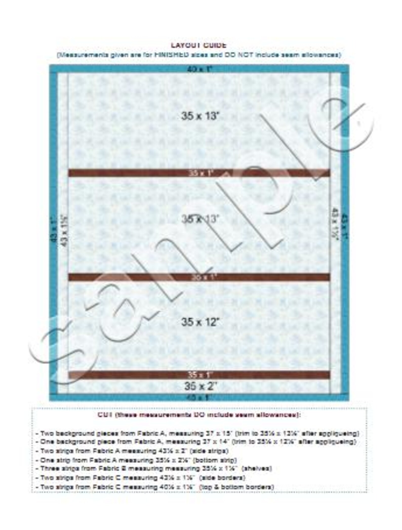 Kitchen Shelves Applique Quilt Pattern: Cozy Home Decor (PDF Pattern ...