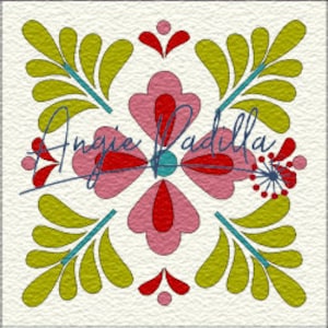 Fiesta Applique Quilt Pattern: Talavera Tile Style (digital PDF) - Etsy
