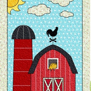 On the Farm Applique Quilt Pattern - Etsy