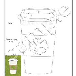 Irish Coffee| Applique Quilt Pattern | Digital PDF Pattern | St. Patrick's Quilt | Wall Hanging ...