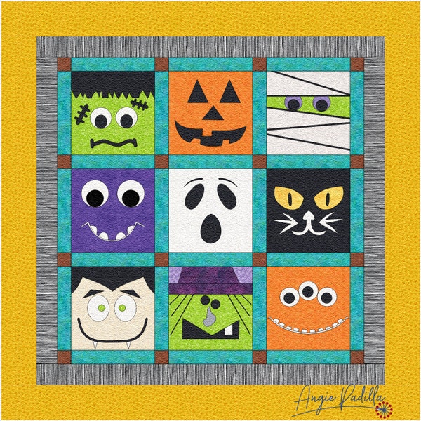 Halloween Quilt - Etsy