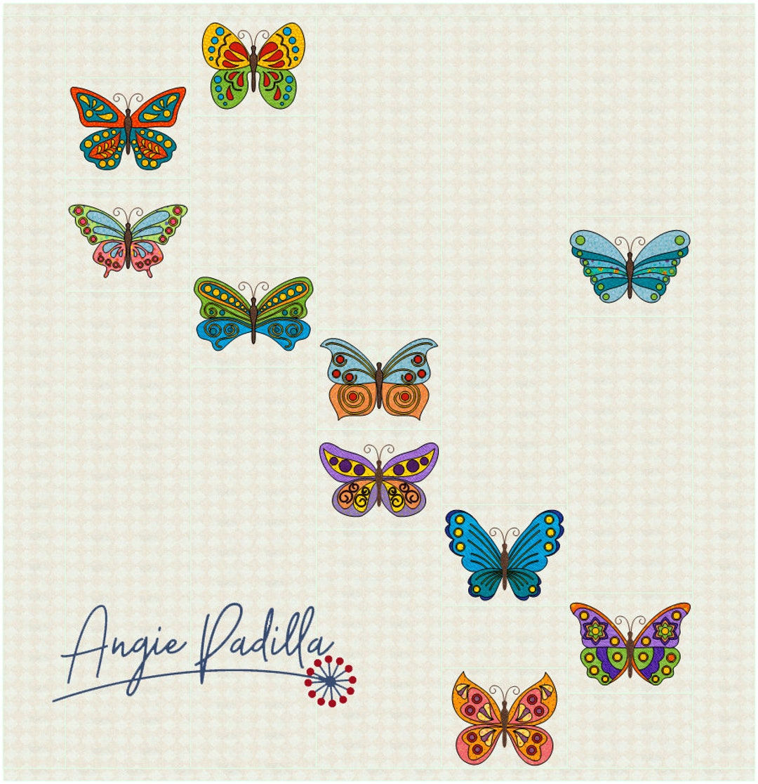 Butterfly Dance Applique Quilt Pattern: Lap Size (digital PDF) - Etsy