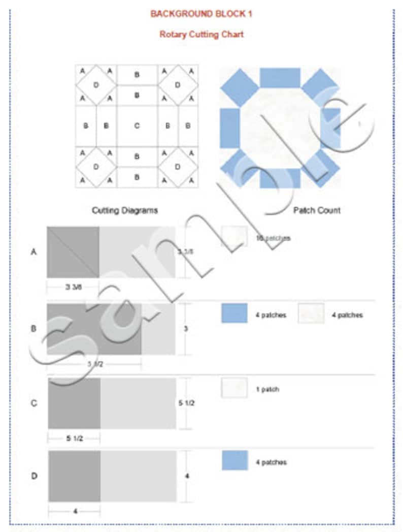 Delft Blue Applique Quilt Pattern: Bed Size (PDF Pattern) - Etsy