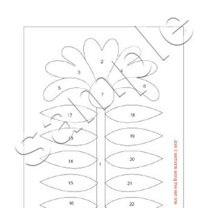 Flower Spools Applique Quilt Pattern: Sewing Theme (digital PDF Pattern ...