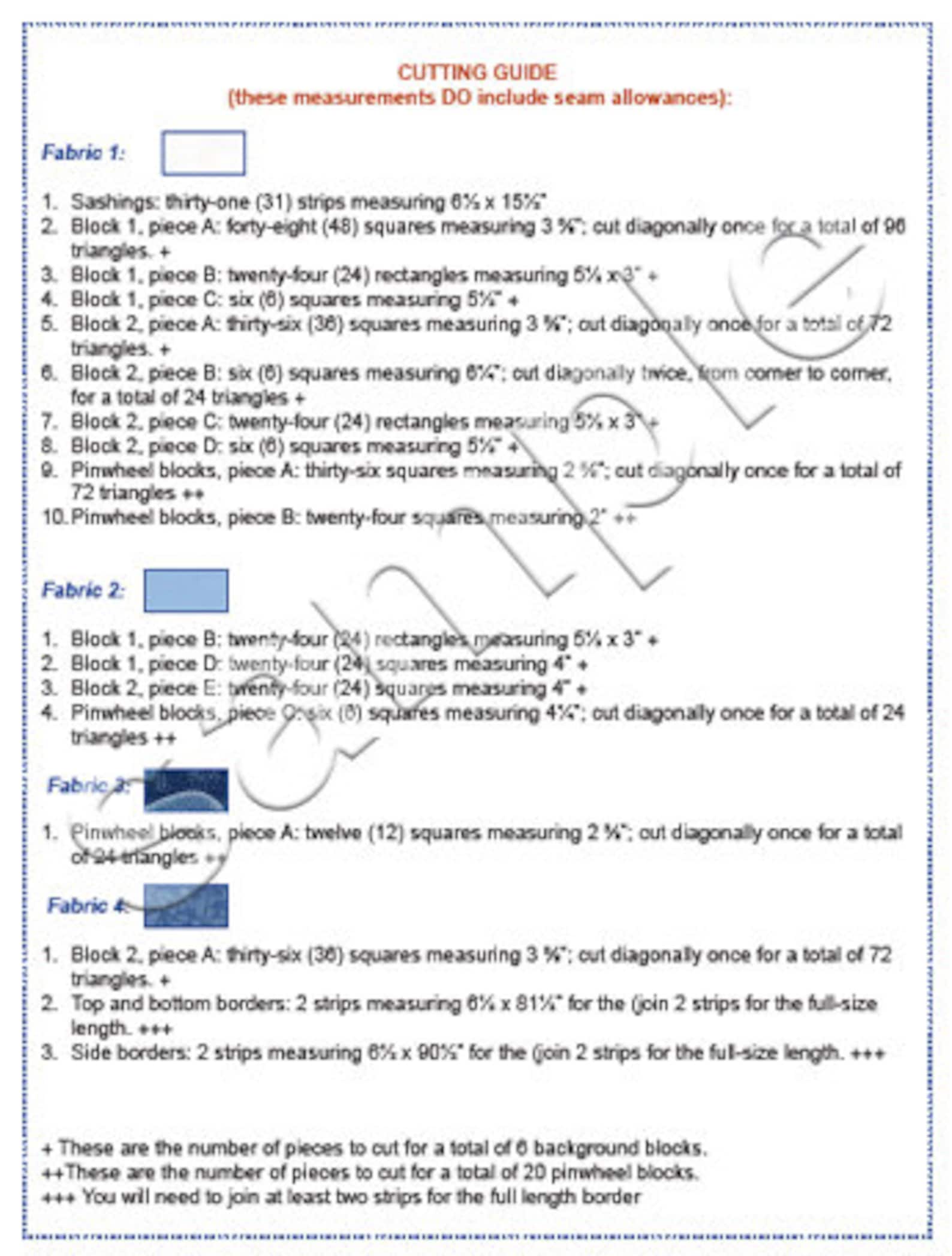 Delft Blue Applique Quilt Pattern: Bed Size (PDF Pattern) - Etsy