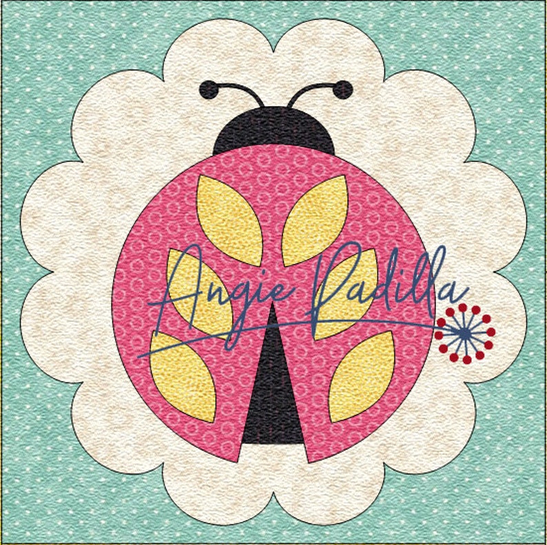 Ladybug Parade | Applique Quilt Pattern | Digital PDF Pattern ...