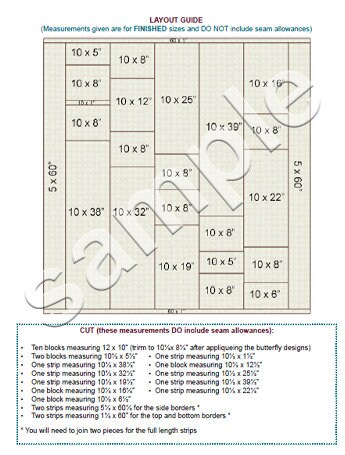 Butterfly Dance Applique Quilt Pattern Digital PDF Pattern Butterflies ...