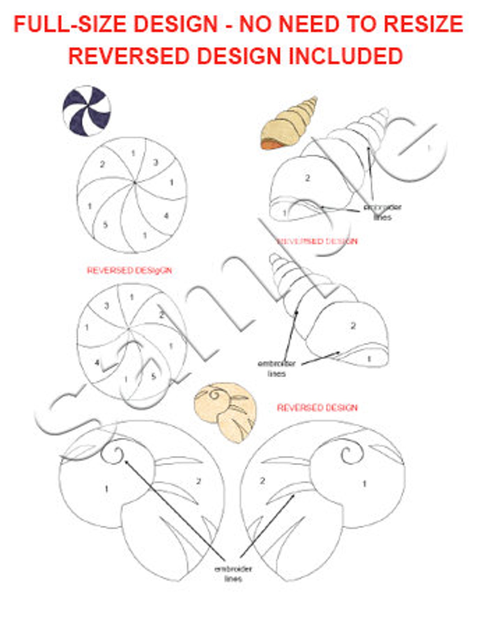 Beachside Belles Applique Quilt Pattern: Seaside Beach Cottage Theme ...