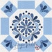 Delft Blue Applique Quilt Pattern: Bed Size (PDF Pattern) - Etsy
