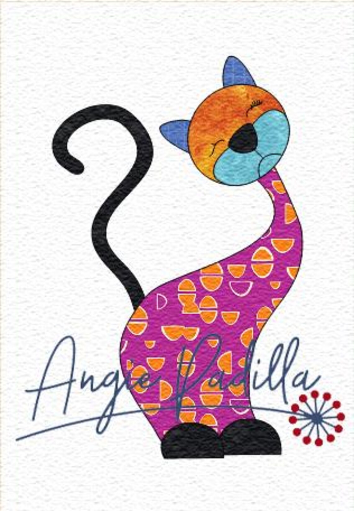 Cattitude | Applique Quilt Pattern | DIGITAL PDF Pattern | Lap Size ...