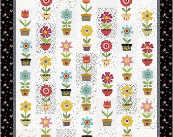 Applique Garden Quilt PDF Pattern - Etsy
