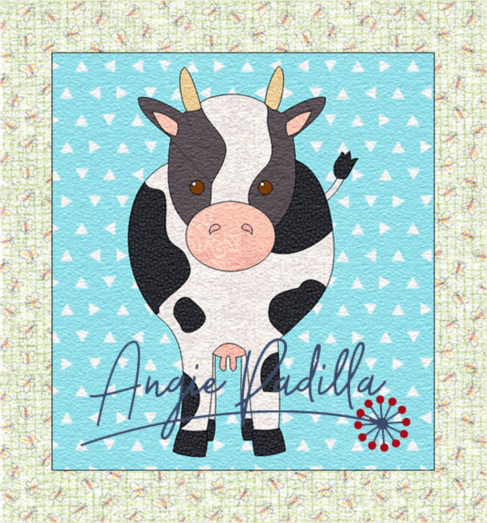 On the Farm Applique Quilt Pattern: Whimsical Twin Size Children's ...