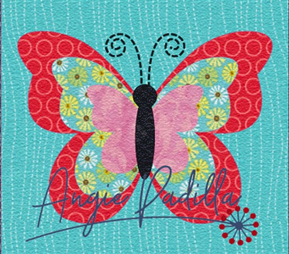 Butterfly Applique Template
