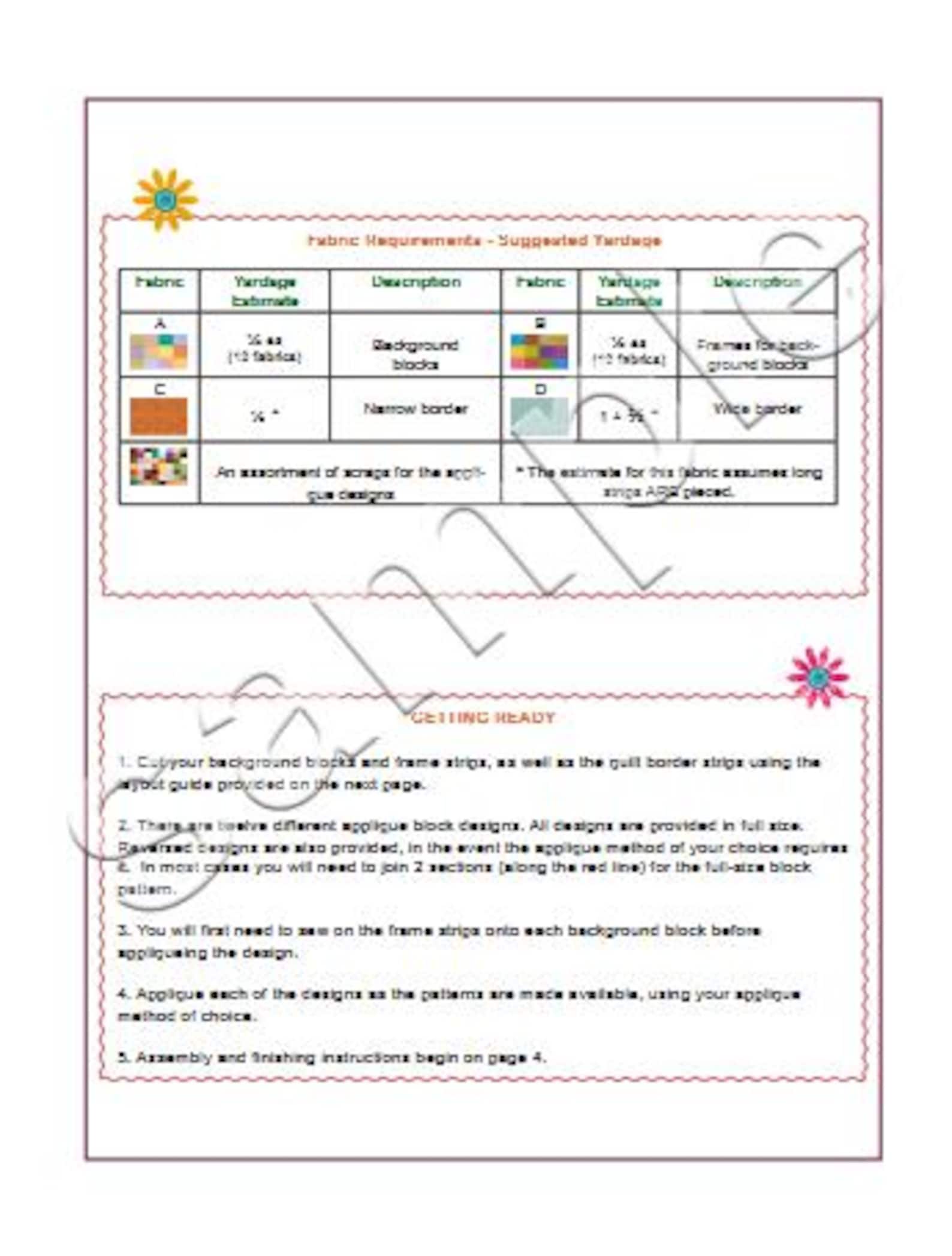 Farm Friends Applique Quilt Pattern: Whimsical Crib Quilt (digital PDF ...