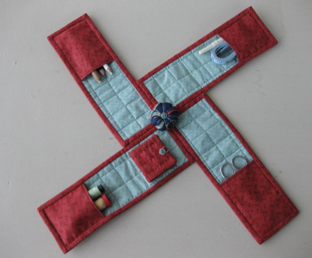 Criss-cross Sewing Caddy Pattern: Angie Padilla Quilt Designs (digital ...
