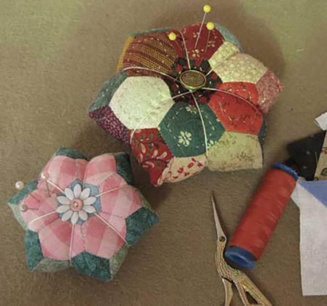 Hexagon Pincushion | Digital PDF Pattern | English Paper Piecing ...
