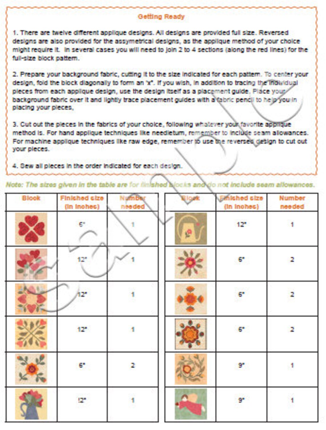 Country Charm Sampler Applique Digital Paper Piecing Traditional ...