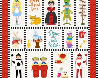 Down the Rabbit Hole Quilt Pattern - Etsy