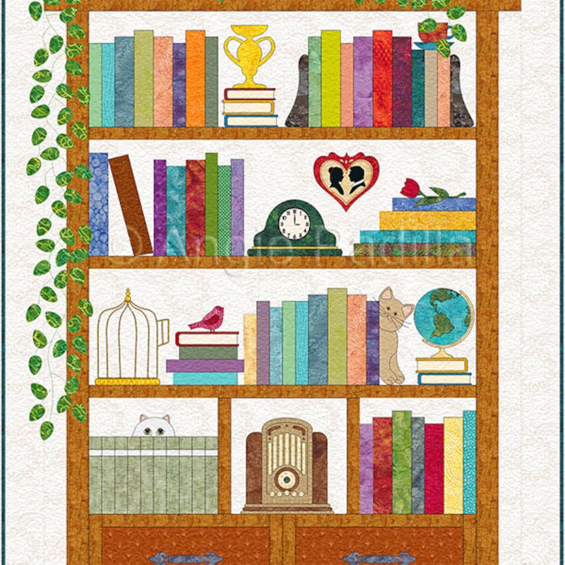 Bookshelf Quilt Pattern - Etsy