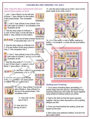 Angelic Whimsy Applique Lap Quilt DIGITAL PDF Pattern Whimsical ...