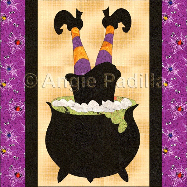 Witch Applique - Etsy