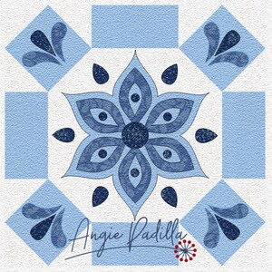 Delft Blue Applique Quilt Pattern: Bed Size (PDF Pattern) - Etsy