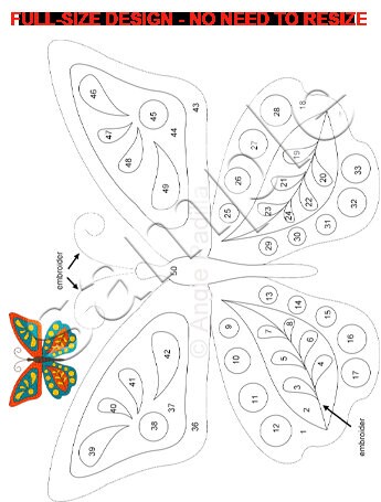Butterfly Dance Applique Quilt Pattern Digital PDF Pattern Butterflies ...