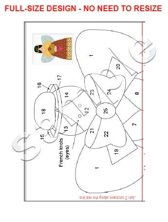 You're an Angel Applique Lap Quilt Pattern: Christmas Tribute (DIGITAL ...