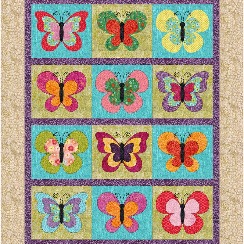Butterfly Quilt Patterns - Etsy