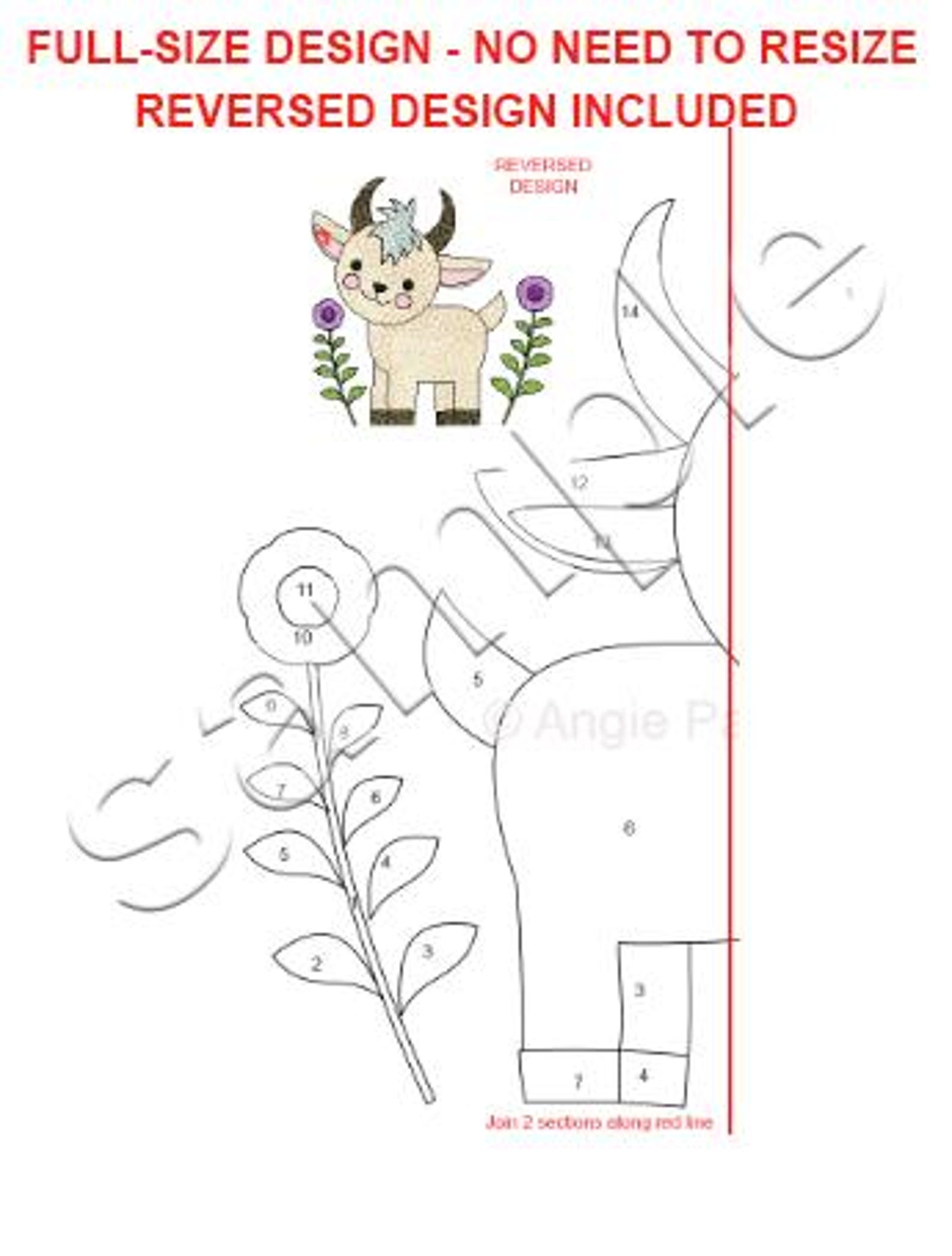 Farm Friends Applique Quilt Pattern: Whimsical Crib Quilt (digital PDF ...