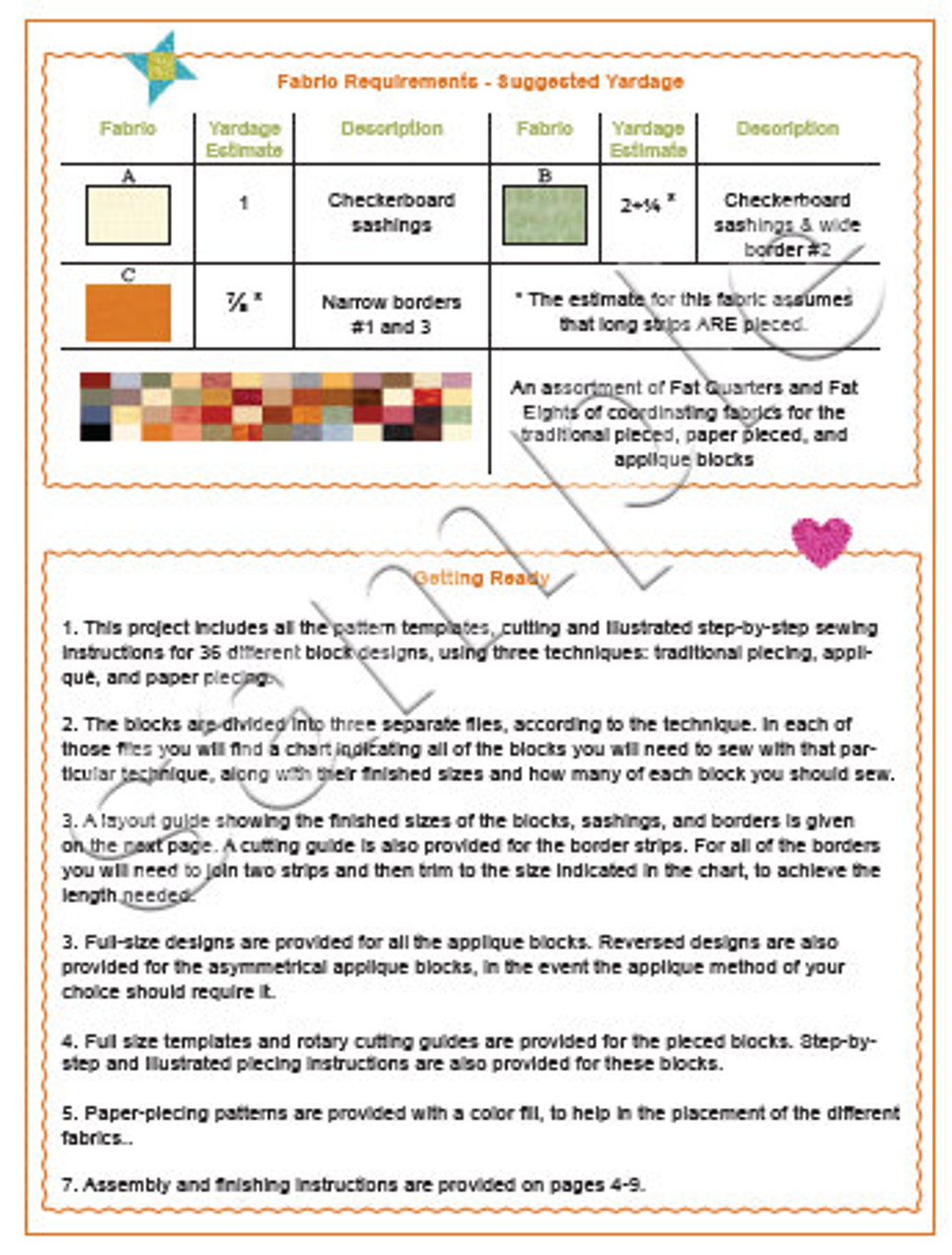 Country Charm Sampler Applique Digital Paper Piecing Traditional ...