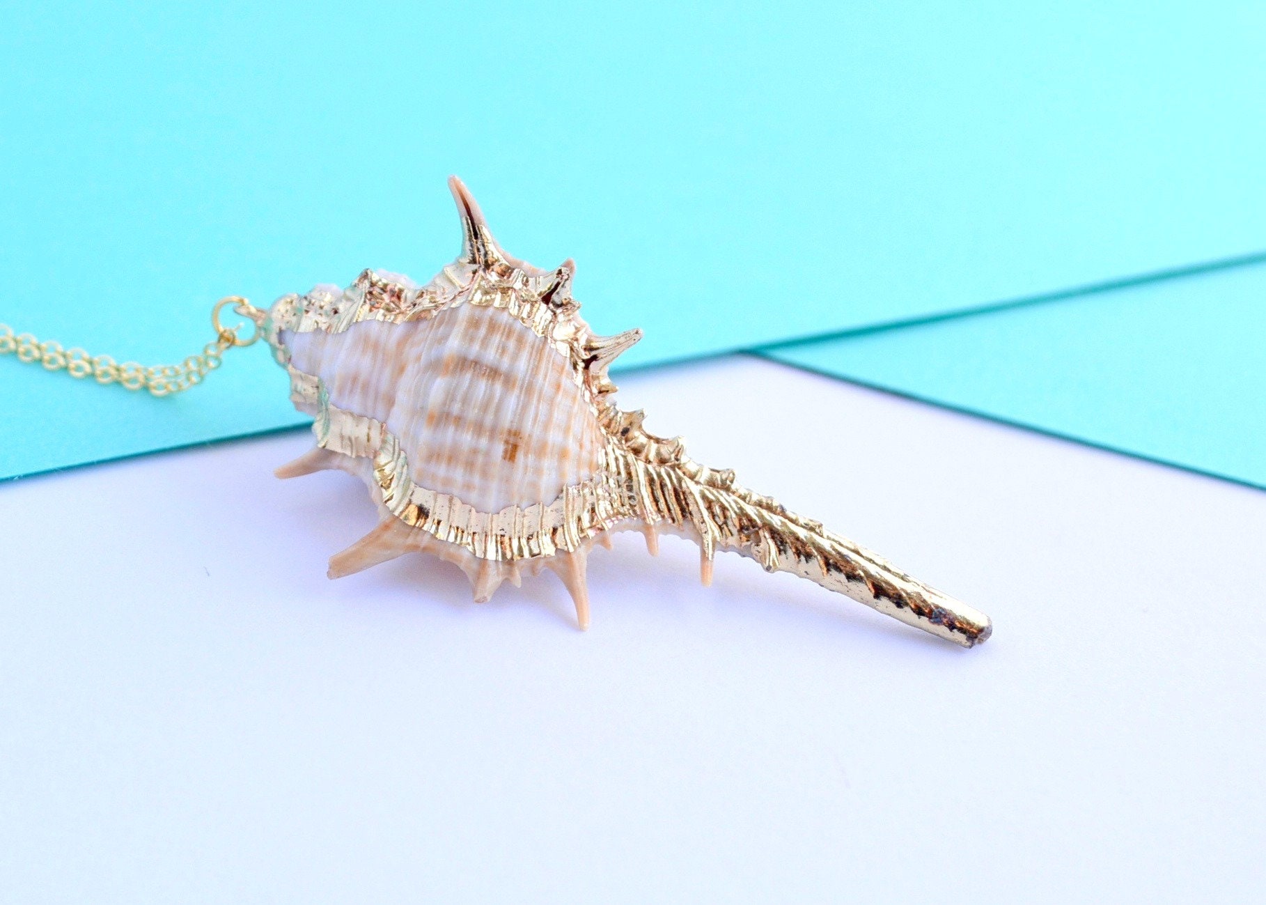 Natural Sea Shell Jewelry Set, Sea Shell Earrings, Sea Shell Pendant ...