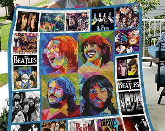 The Beatles Blanket | Etsy