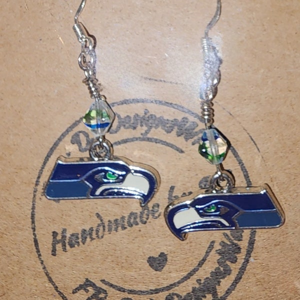Seahawk Earrings - Etsy