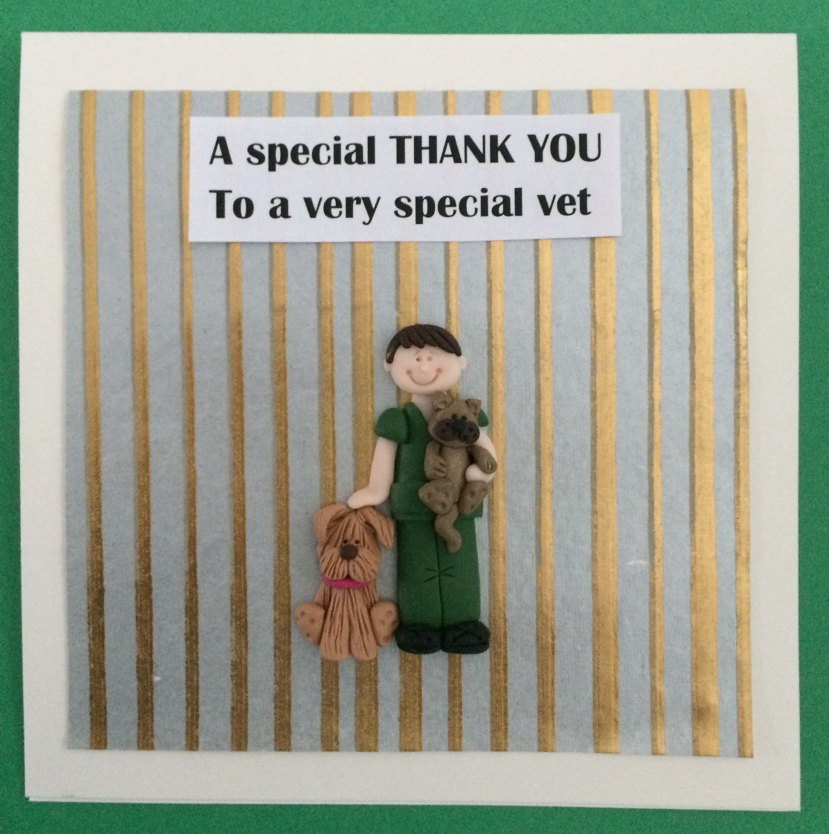 Personalised Thank You Vet Custom Made Card | Etsy