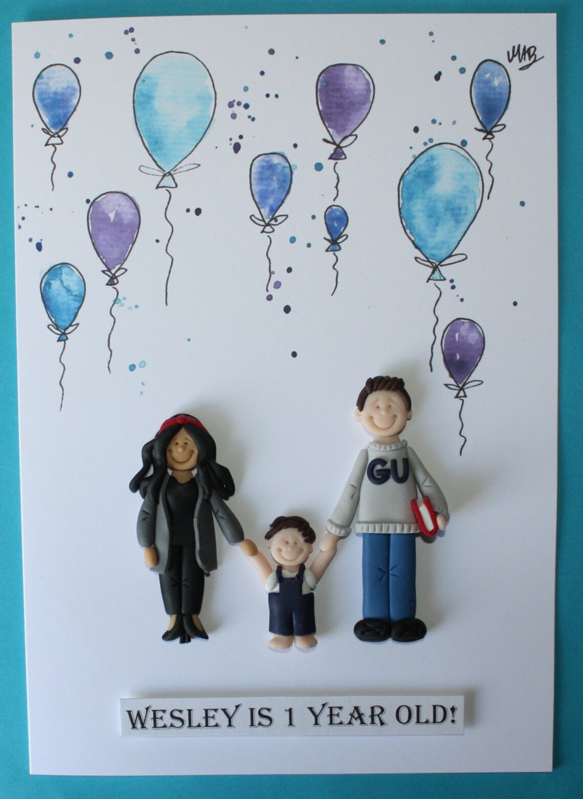 Family Portrait Personalised Card Perfect for Any Occasion - Etsy UK