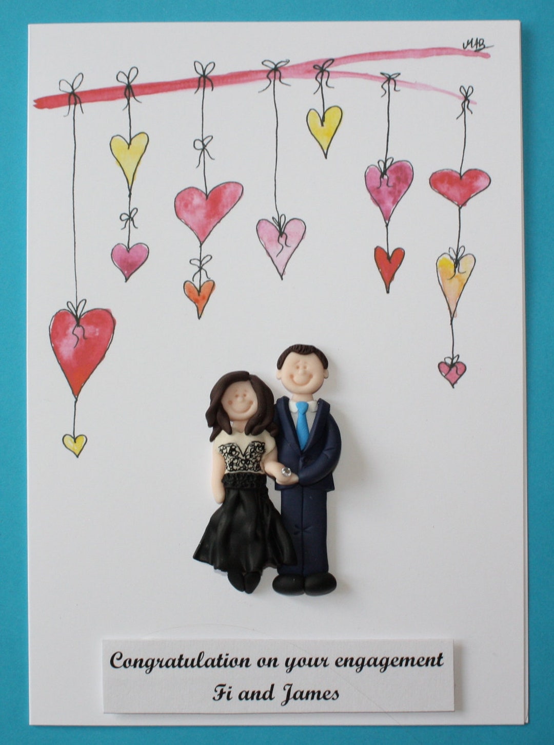 Personalised Engagement Card - Etsy UK