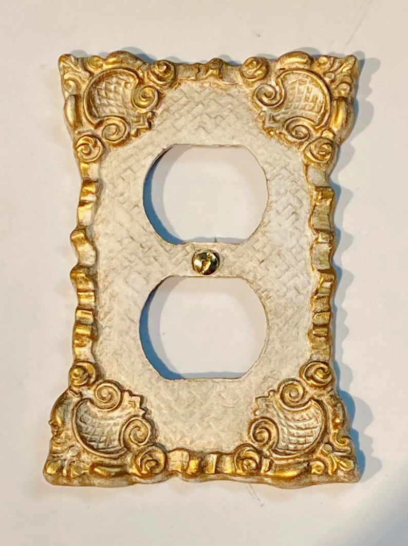 Metal Ornate Elegant Outlet Cover Plate Shabby Chic Outlet - Etsy