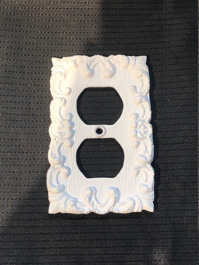 Metal Outlet Cover Plate Shabby Chic Outlet Switch-plates in - Etsy