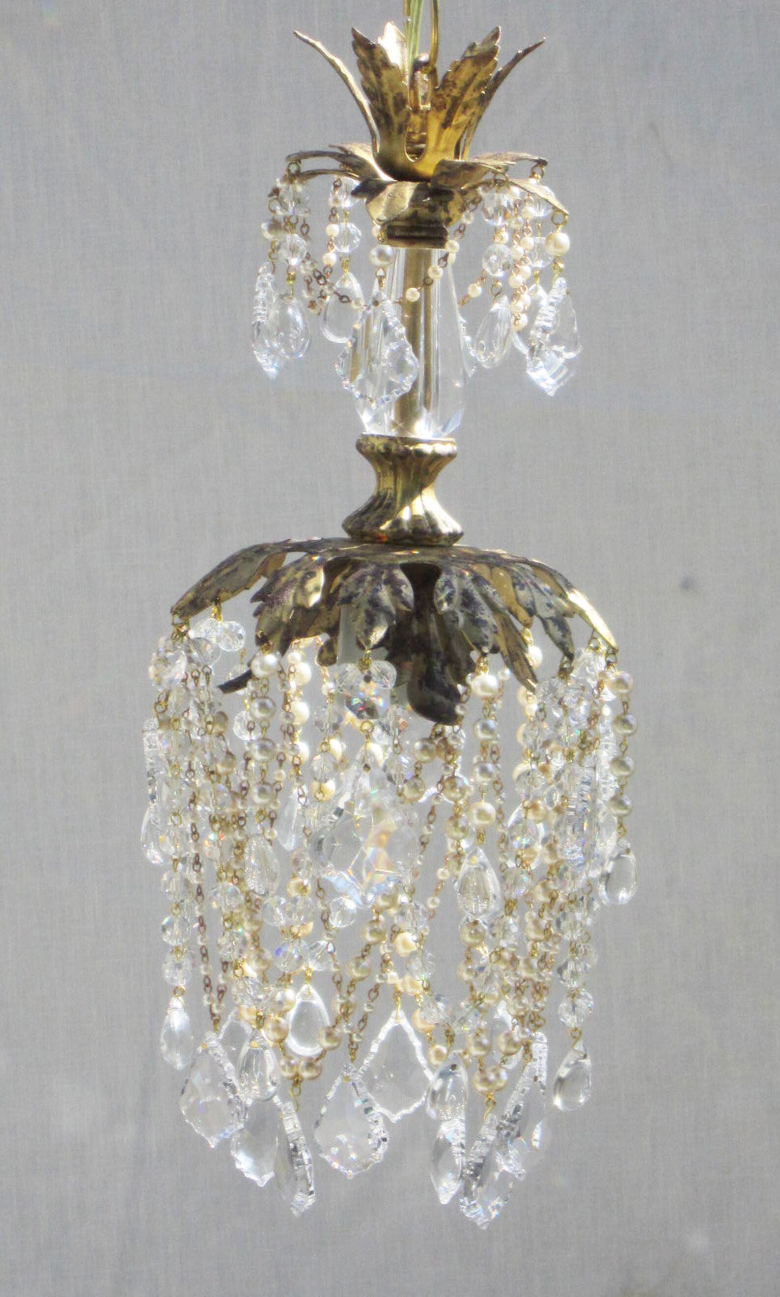 Rose Pendant Light Custom Made for You. Great for Bathroom, Closet ...