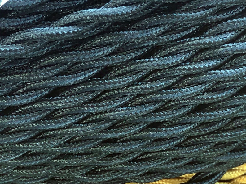 TWISTED Cotton Cloth Covered Electrical Wire Braided Fabric | Etsy