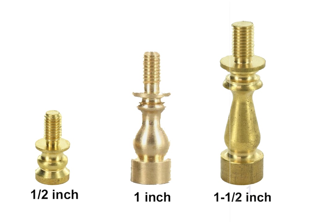 Lamp Shade Risers -solid Unfinished Brass Risers Fit on Lampshade Harps ...