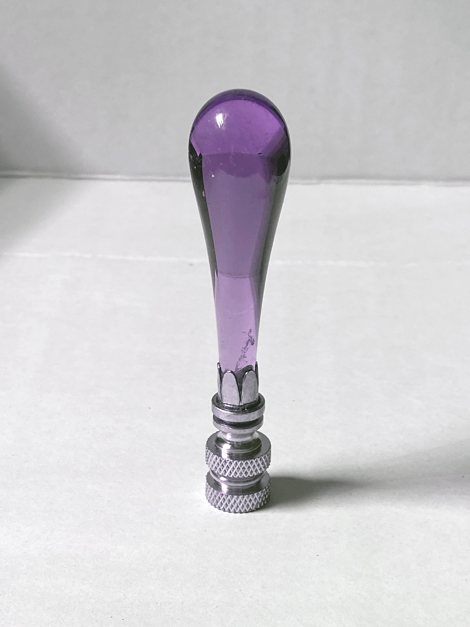Custom Lamp FINIALS Made to Order Vintage MURANO Teardrop Lamp Finial ...