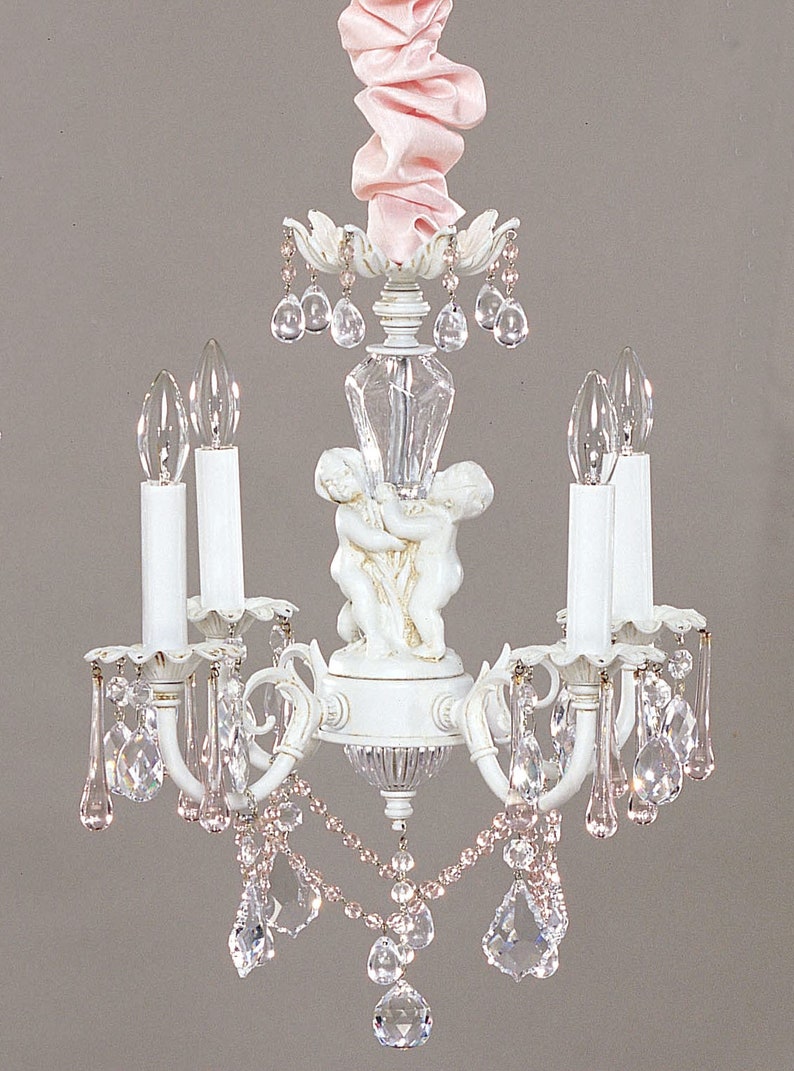 Gorgeous Mini Cherub Chandelier Made to Order Custom Colors - Etsy